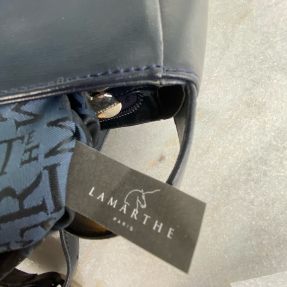 Lamarthe | Bags | Lamarthe Handbag Preowned Euc Dark Navy Italian ...